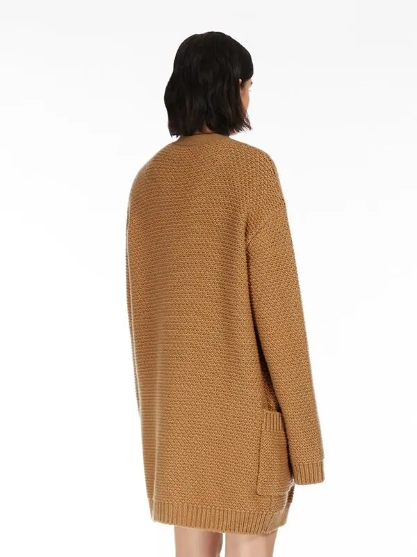 Max Mara Open-front Knitted Cardigan