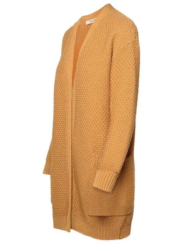 Max Mara Open-front Knitted Cardigan
