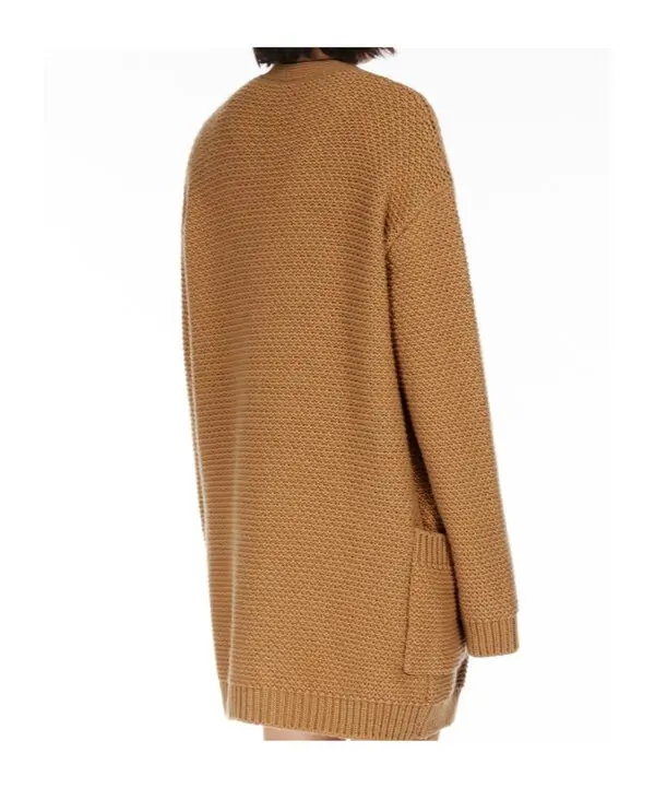 Max Mara Open-front Knitted Cardigan