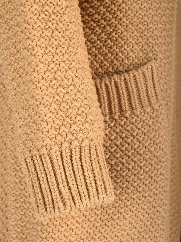 Max Mara Open-front Knitted Cardigan