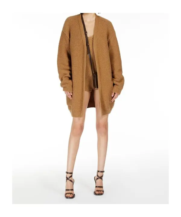 Max Mara Open-front Knitted Cardigan