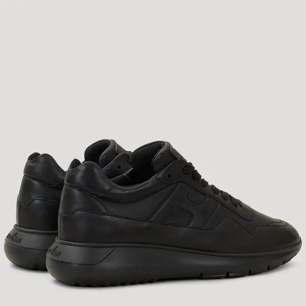 Hogan Interactive³ Leather Low-top Sneakers - Black