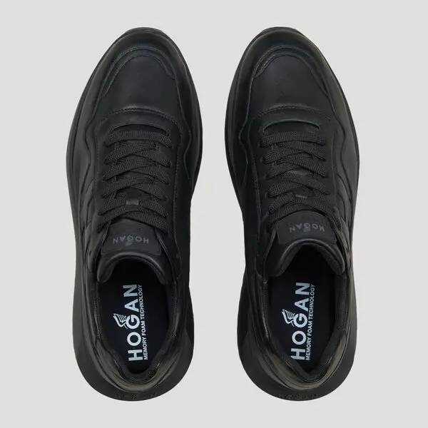 Hogan Interactive³ Leather Low-top Sneakers - Black