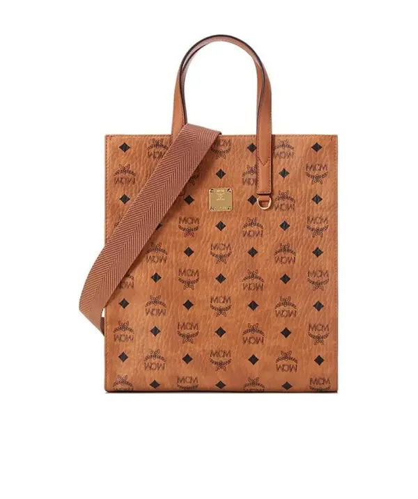 Mcm Fortuna Visetos Handbag - Brown