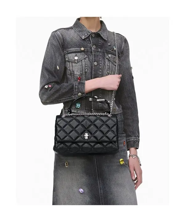 Marc Jacobs Quilted Dual Convertible Shoulder Bag