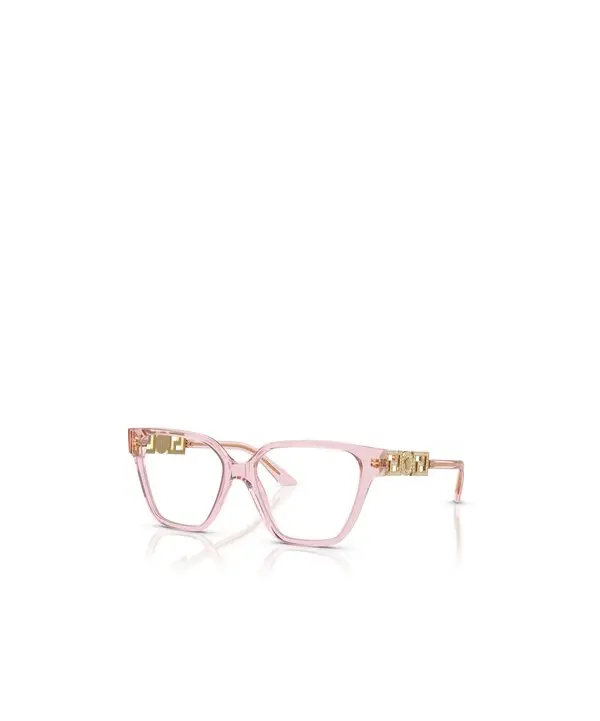 Versace Geometric Frame Eyeglasses