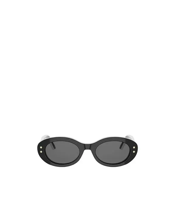 Dior Oval Frame Sunglasses - Gray