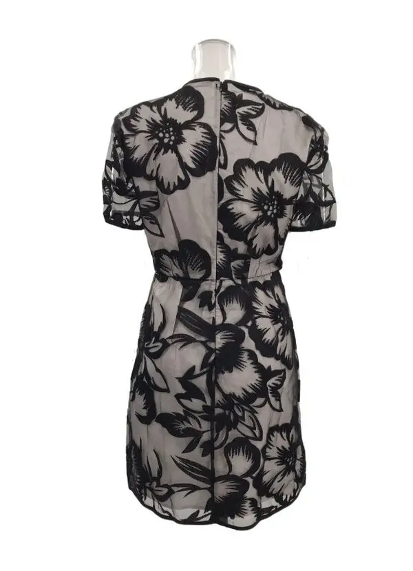 Sportmax Round Neck Floral Print Dress
