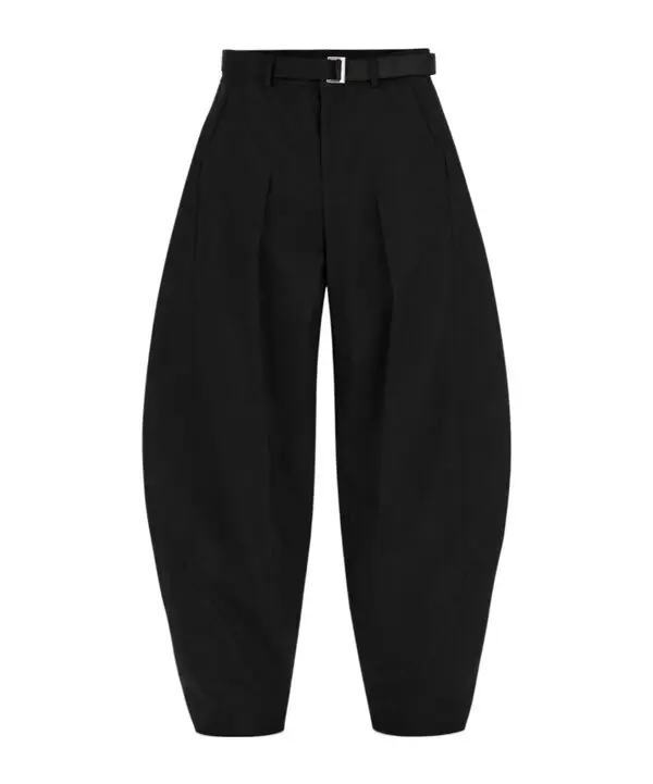 Sacai Belted Wide-leg Trousers