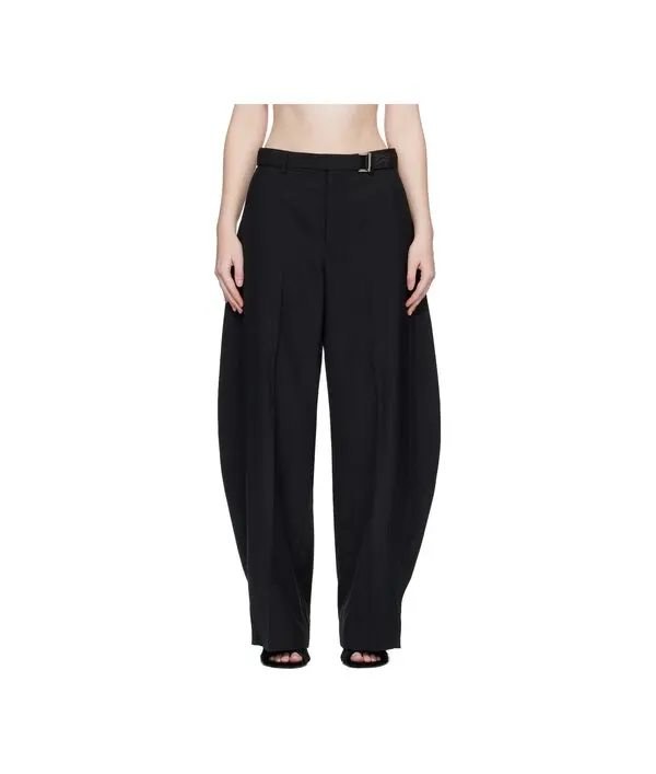 Sacai Belted Wide-leg Trousers