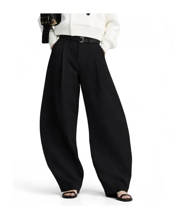 Sacai Belted Wide-leg Trousers