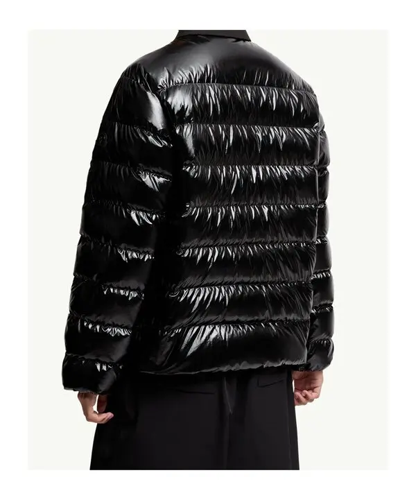 Moncler Long-sleeved Quilted Down Jacket With Logo