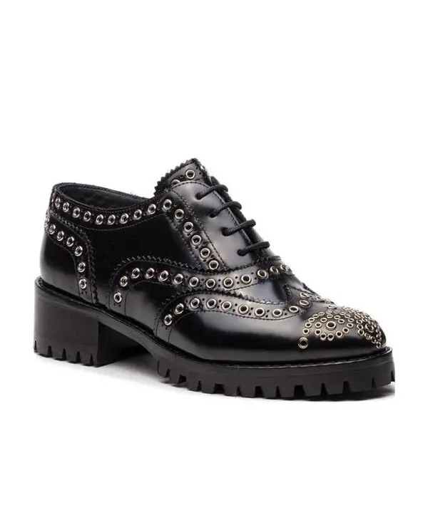 Red Valentino Strapped Riveted Ox Shoes