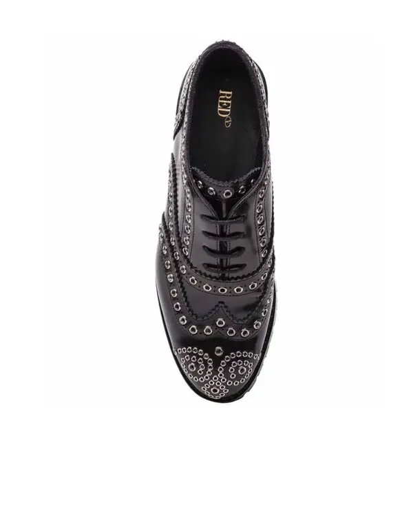 Red Valentino Strapped Riveted Ox Shoes
