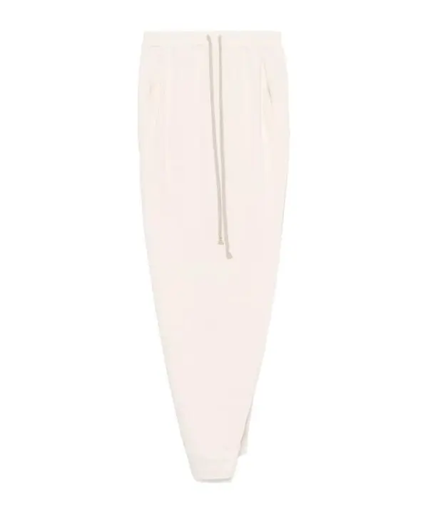 Rick Owens Drawstring Pull-on Pillar Maxi Skirt - White