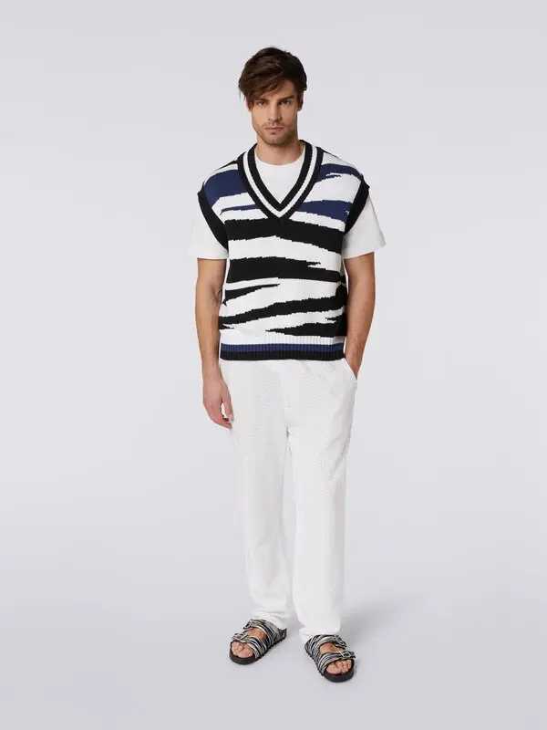Missoni Graphic Print V-neck Vest