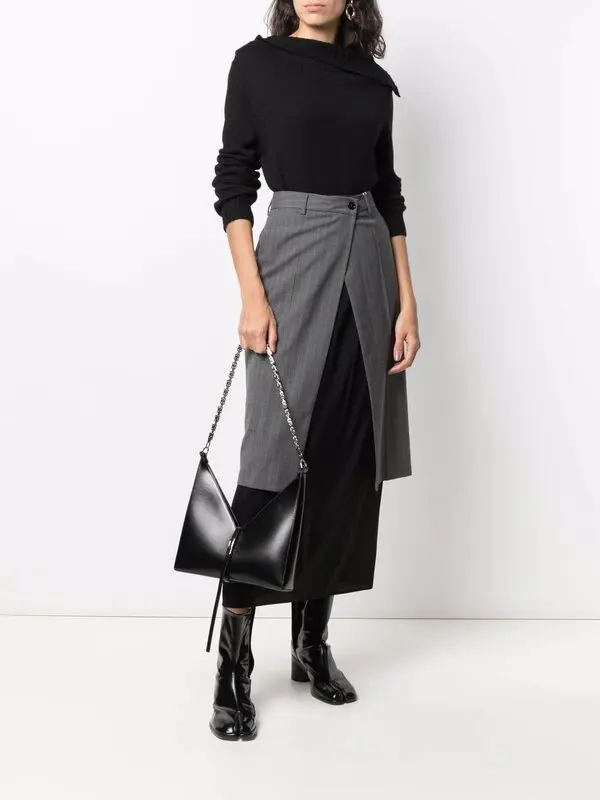 ANN DEMEULEMEESTER Asymmetrical Wool Jumper