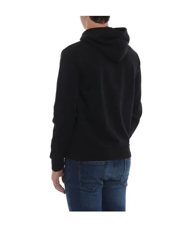 Polo Ralph Lauren Zip-up Hooded Jacket With Embroidered Logo - Black