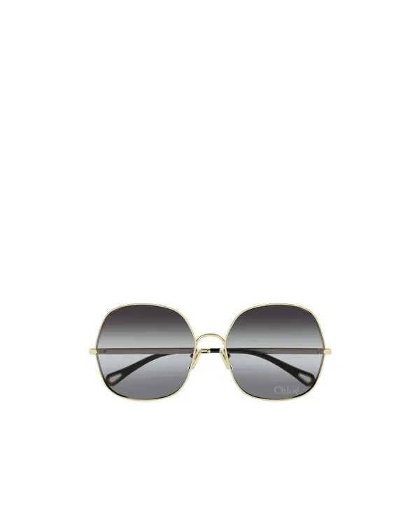 Chloé Eyewear Geometric Frame Sunglasses - Gray