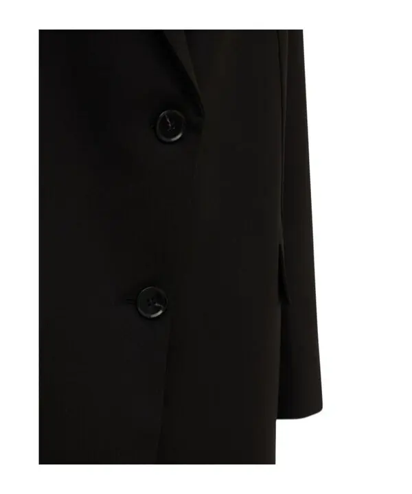 THE FRANKIE SHOP Long Sleeve Suit Jacket With Horn Buttons