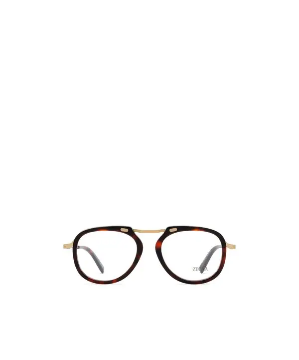 Zegna Pilot Frame Eyeglasses - Black