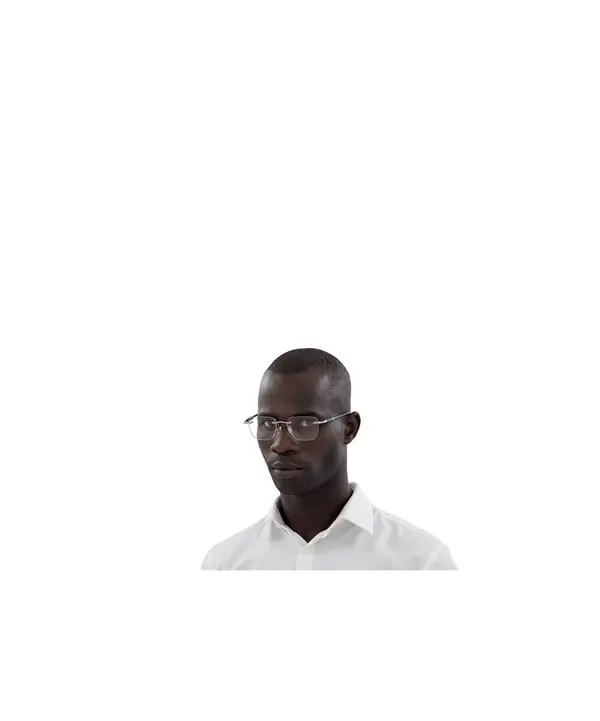 Montblanc Rimless Rectangular Eyeglasses - Black