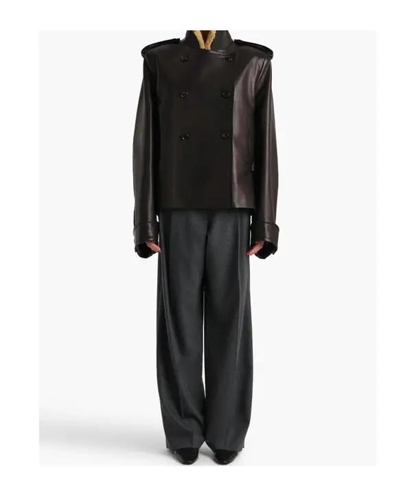 Khaite Pleated Straight-leg Trousers