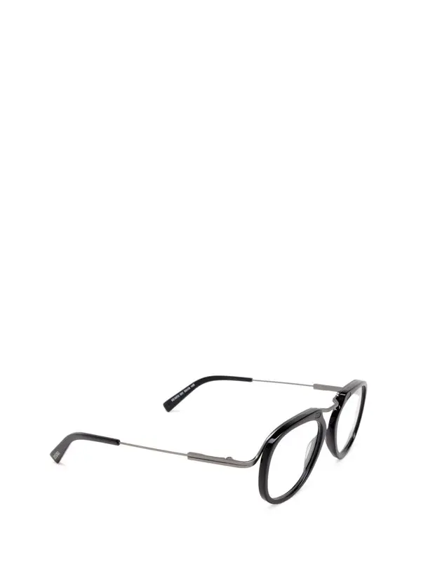 Zegna Pilot Frame Eyeglasses - Black
