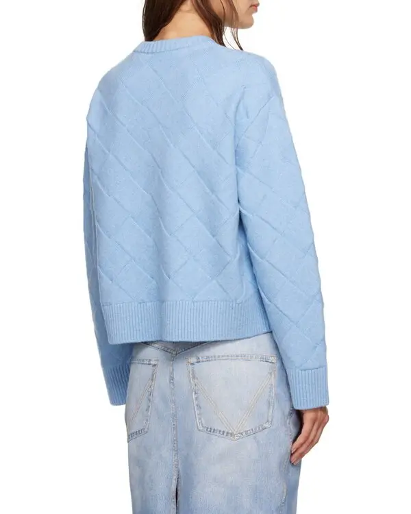 Bottega Veneta Intrecciato Quilted Crewneck Jumper