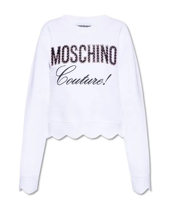 Moschino Embroidered Sweater - White