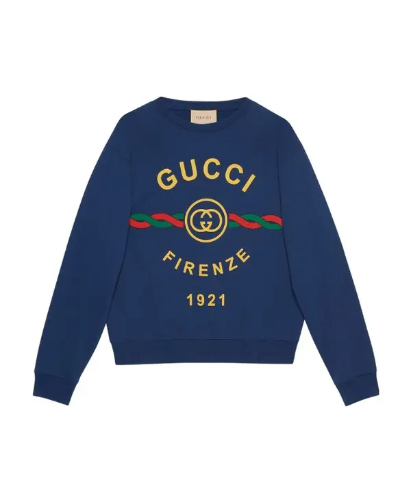 Gucci Firenze 1921 Cotton Sweatshirt