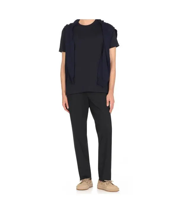 FAY Crew Neck T-shirt - Blue