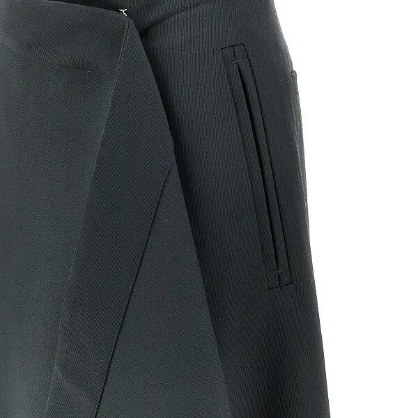 AMI Paris Wrapped Midi Skirt