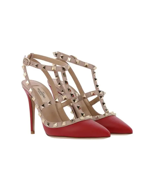 Valentino Garavani Rockstud Pumps - Nude
