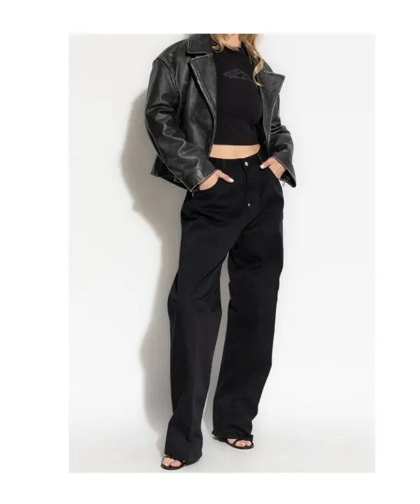 Dsquared2 Cropped Crewneck T-shirt - Black