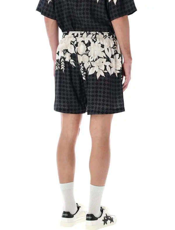 Amiri Floral Print Drawstring Shorts