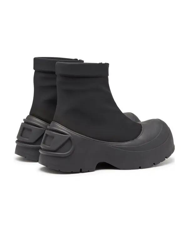 DIESEL® Donald Chunky Sole Boots - Black
