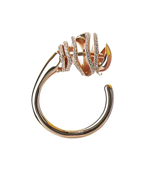 Bottega Veneta Drop Ring - Yellow