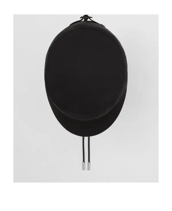 Burberry Monogram Drawstring Gabardine Cap