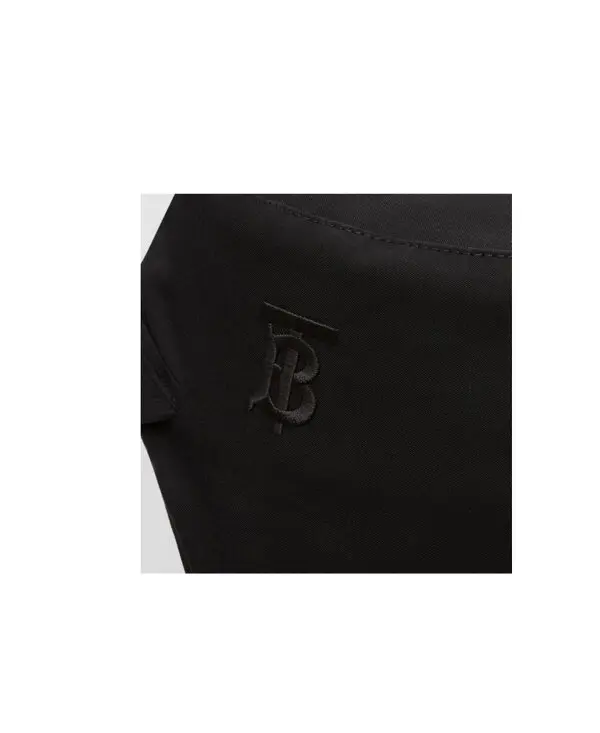 Burberry Monogram Drawstring Gabardine Cap