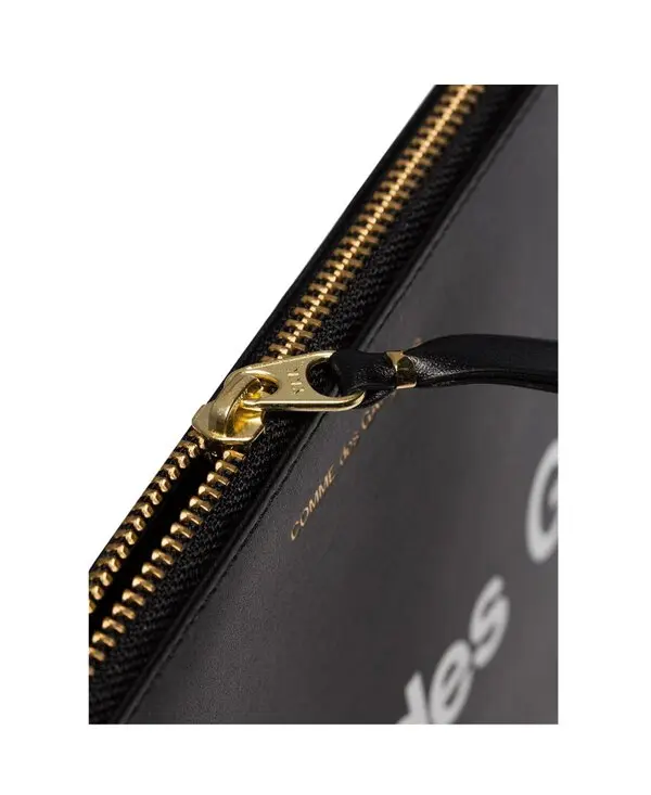 Comme Des Garçons Logo Print Clutch