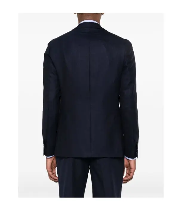 LARDINI Single-breasted Tailored Blazer - Blue