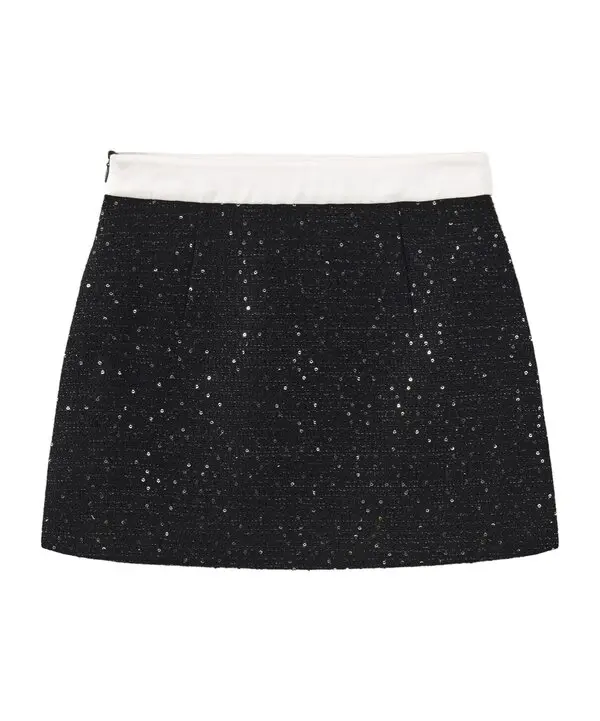 Marissa Chiara Double Pocket Embellished Skirt