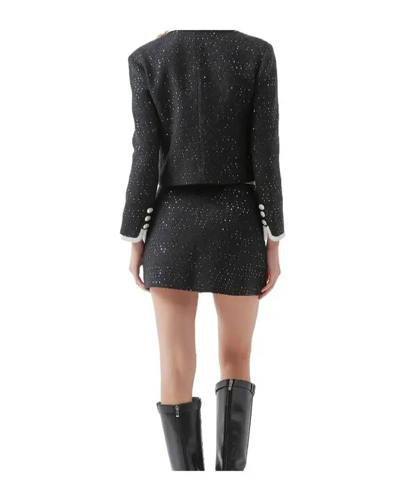 Marissa Chiara Double Pocket Embellished Skirt