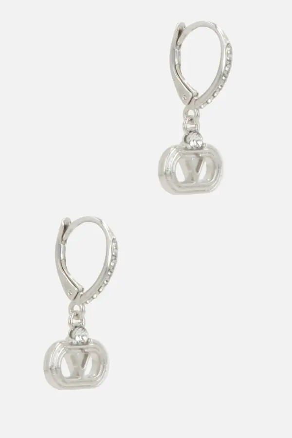 Valentino Garavani Logo Drop Earrings