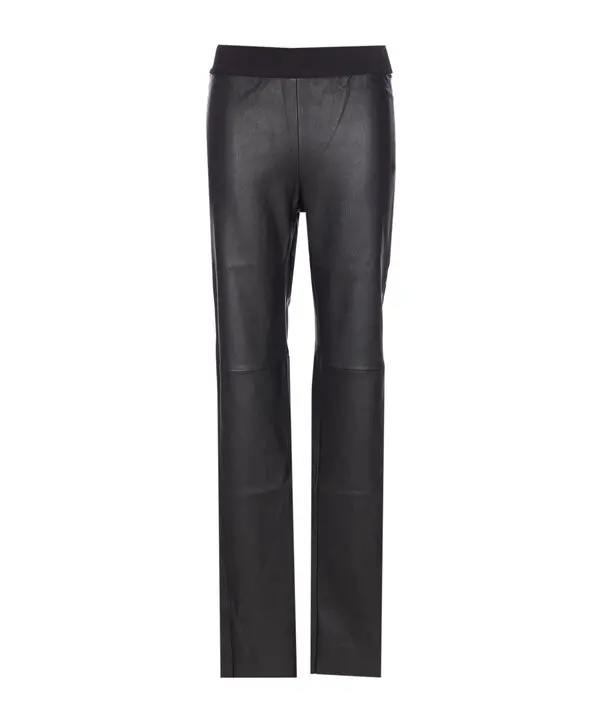 UMA WANG Straight-leg Leather Trousers