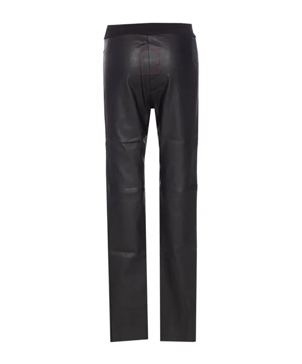 UMA WANG Straight-leg Leather Trousers