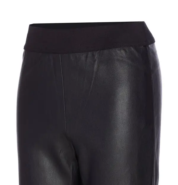 UMA WANG Straight-leg Leather Trousers