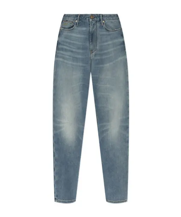 Emporio Armani Vintage Effect Denim Jeans - Blue