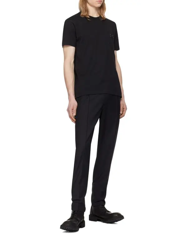 Dolce & Gabbana Dolce Gabbana Logo Plaque Crewneck T-shirt - Black